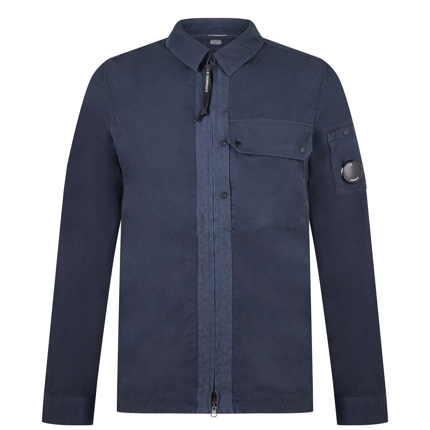 CP Company Navy Arm Lens Zip Overshirt – DANYOUNGUK